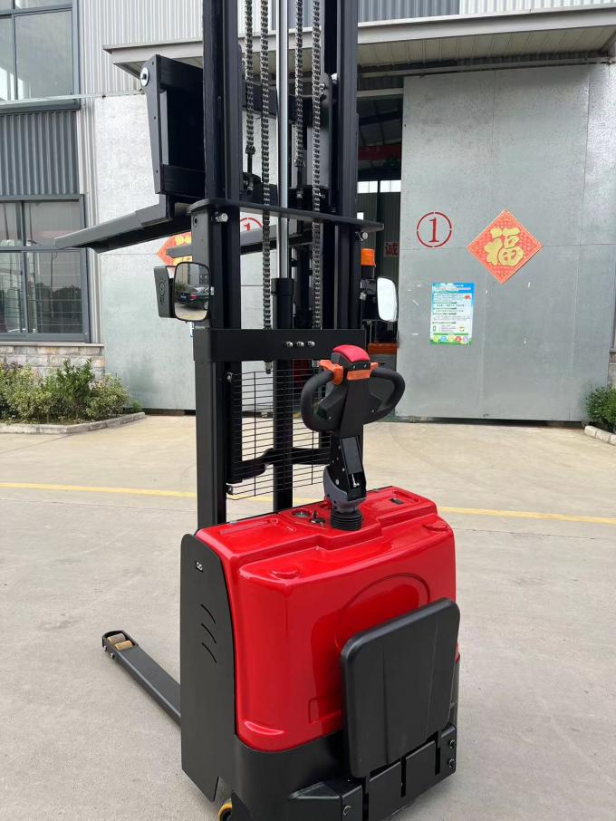 1000kg Electric Stacker 1 Ton Lightweight Straddle Pallet Stacker ...