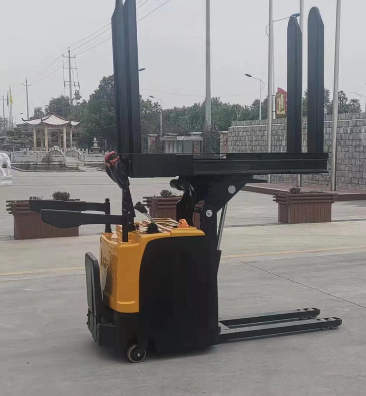 3m Lifting Height 1.5 Ton 1500 Kg Electric Rotary Stacker With Pallet ...