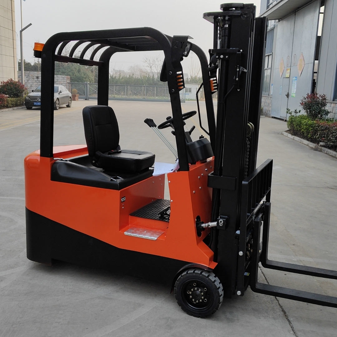 1000kg Capacity Electric Sit Down Forklift CE Electric Straddle Stacker ...