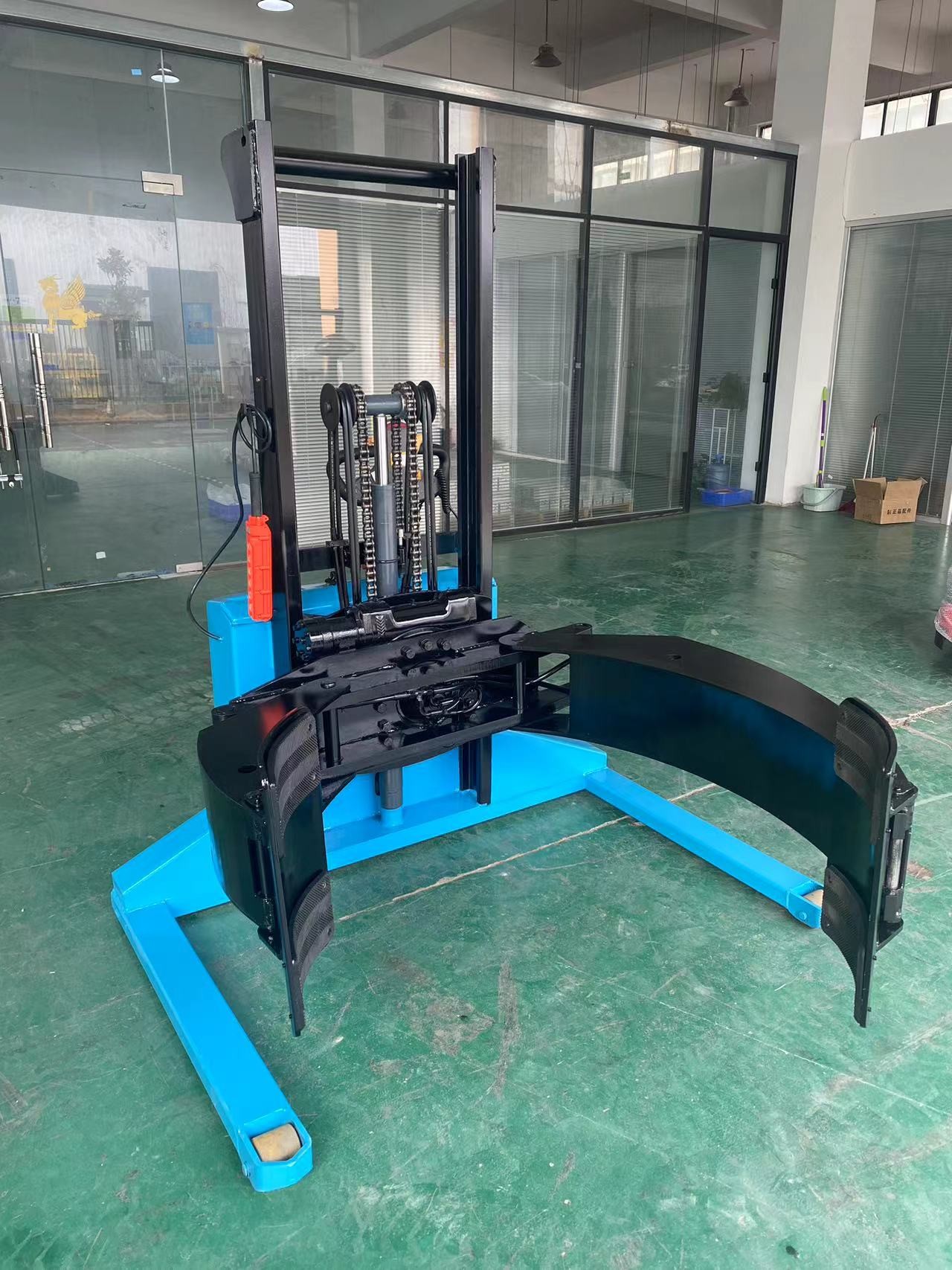 New 500-1500 kg load capacity electric pallet lift stacker electric ...