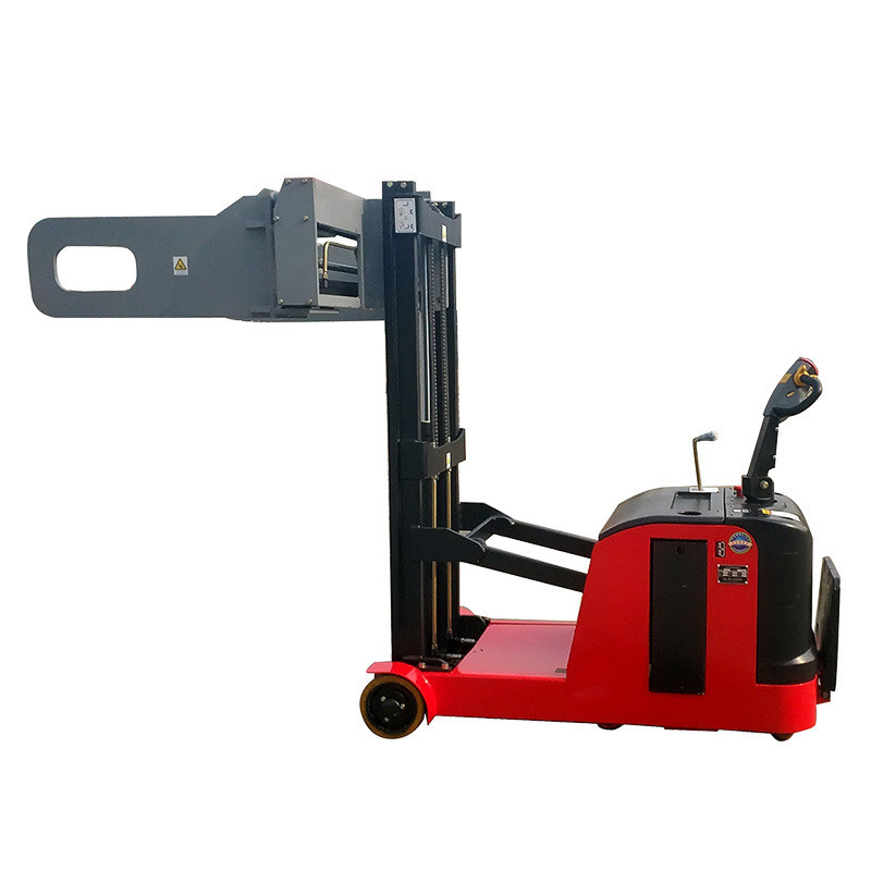 1000 kg load capacity lifting height 2500 mm electric bale clamp stacker
