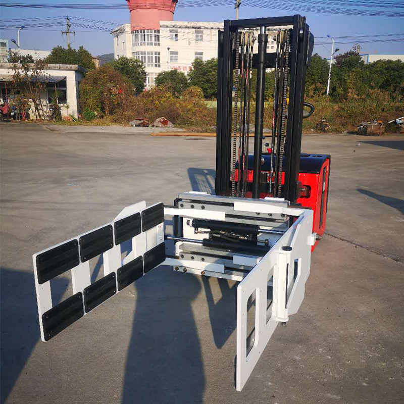 1500kg Load Capacity 3000mm Raised Height Electric Clamp Stacker With ...