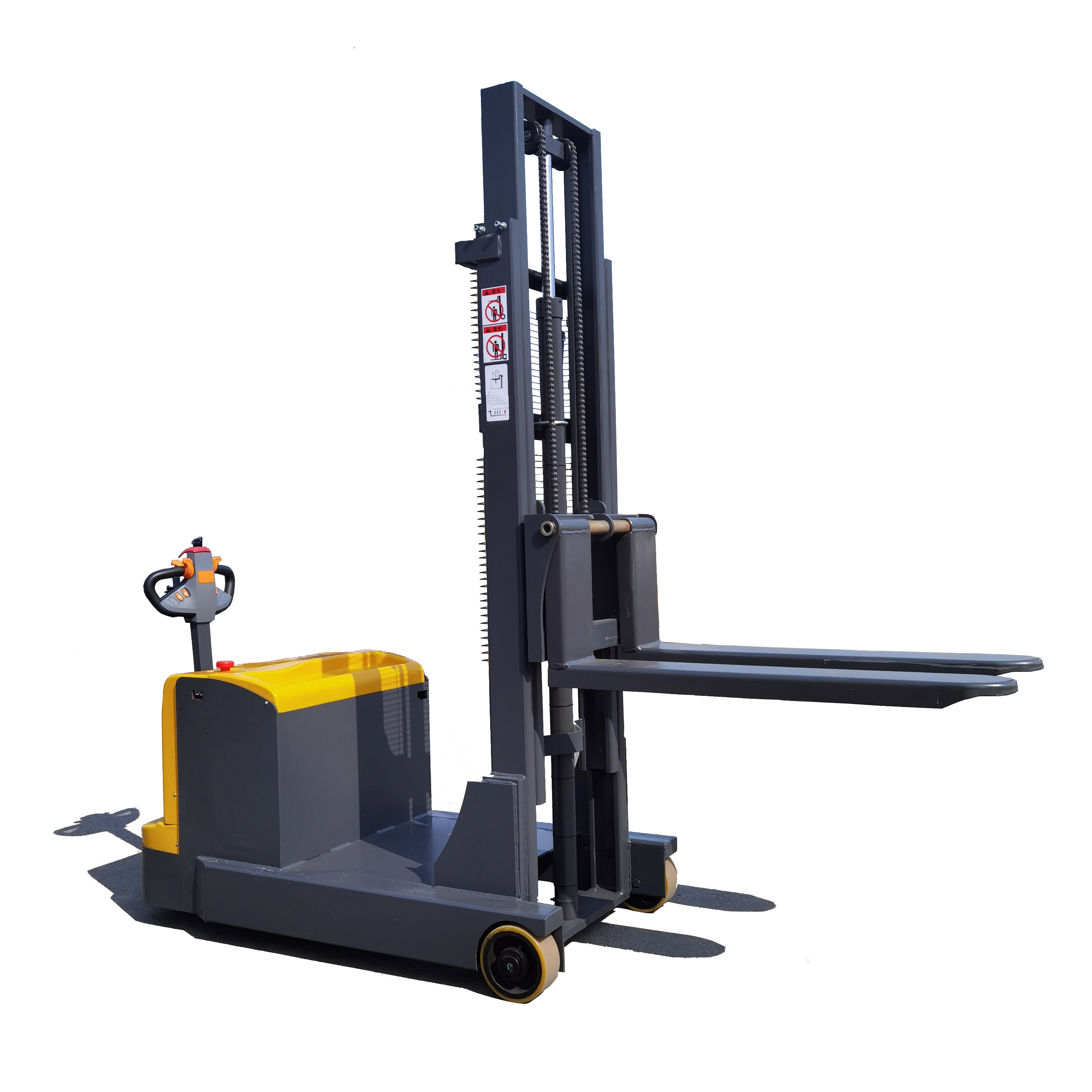 2024 New Design 900kg 1200kg Container stacker 2m 3m 3.5m full electric ...