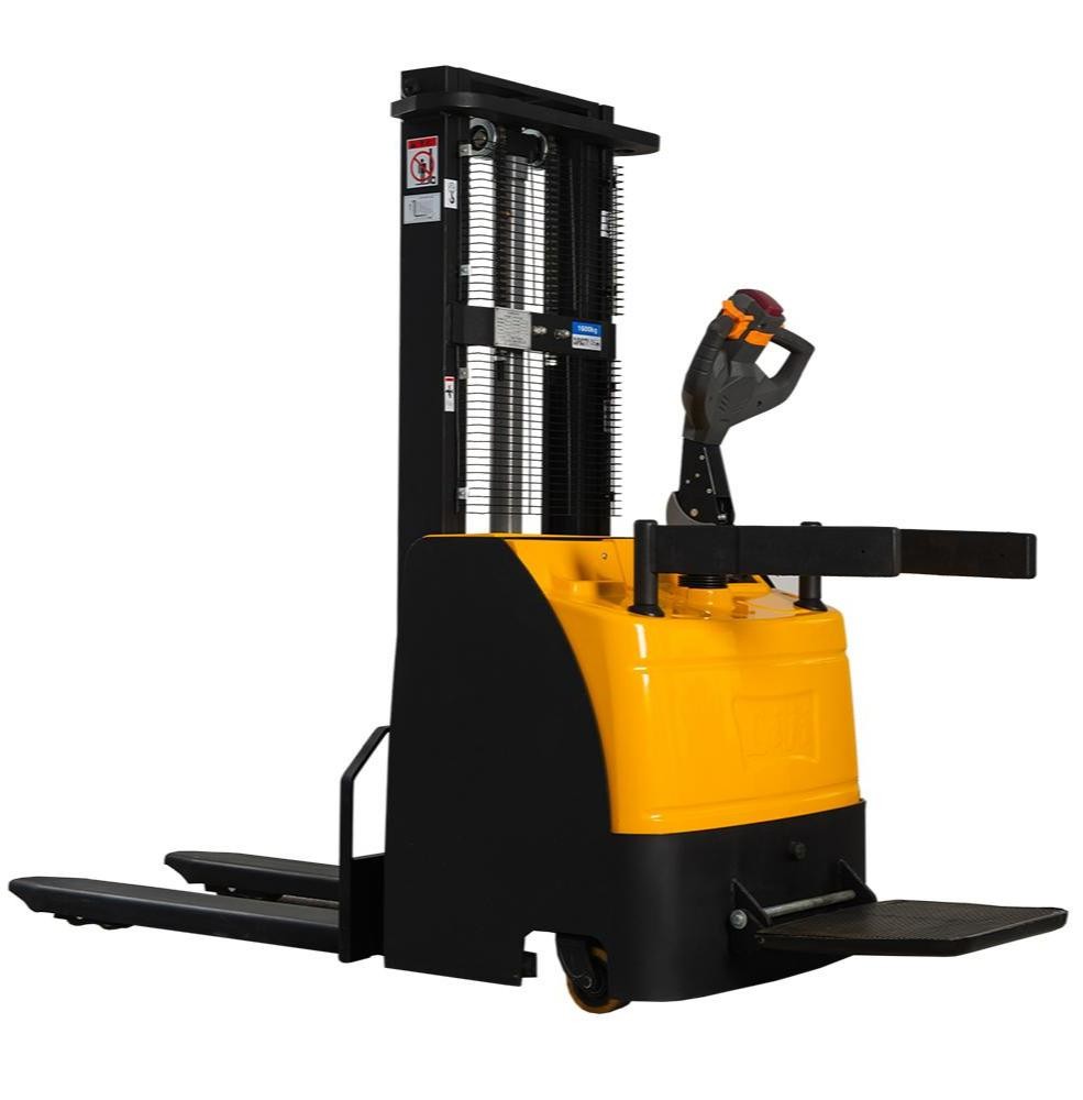 1.5ton 6000mm Heavy Duty Standing On Full Electric Stacker for ...